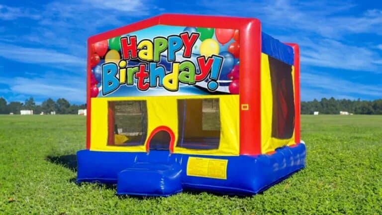 Happy Birthday Moonwalk - Amanzi Party Rentals