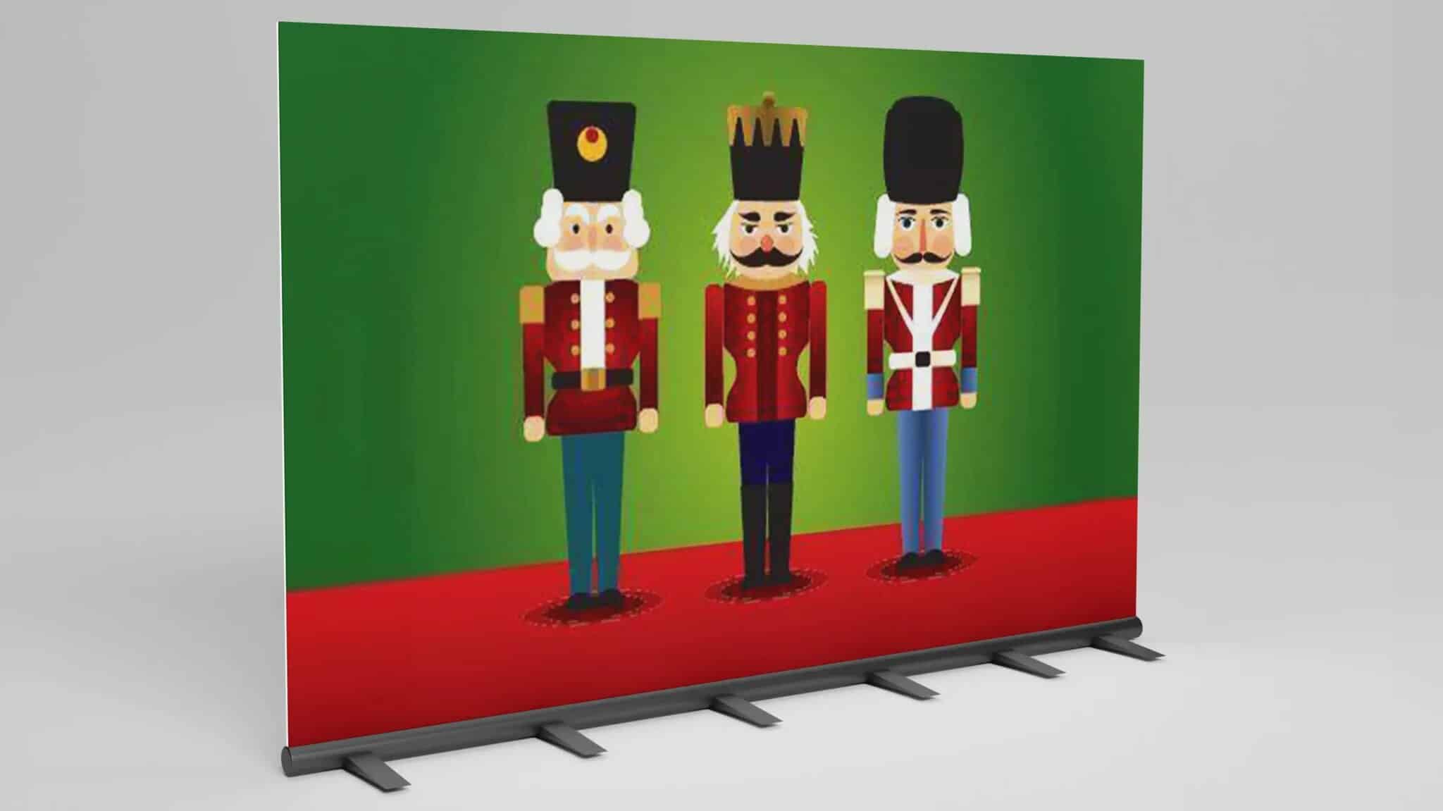 Santa Claus Backdrop for Photos | Amanzi Party Rentals