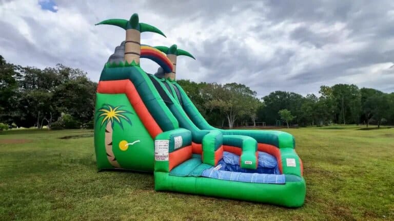 Tropical Wild Splash Water Slide | Amanzi Rentals